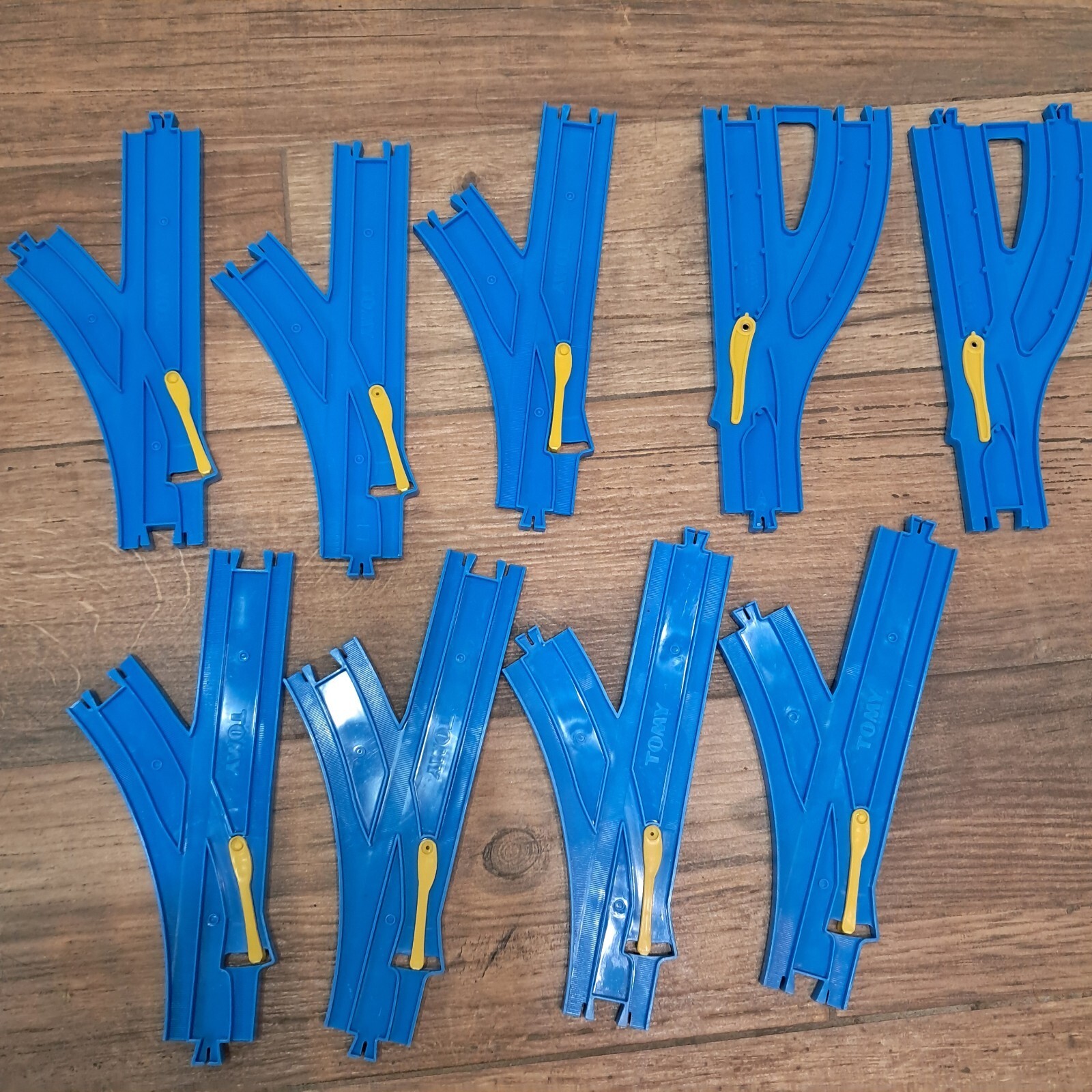Thomas & Friends Train Switch track blue set 9 road Y&A Trackmaster ...