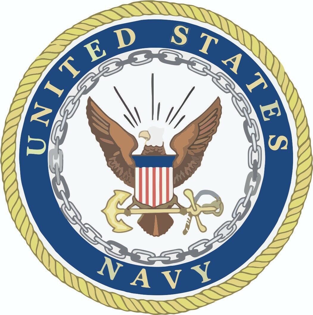 US Navy Emblem - Military Bumper Sticker / and similar items