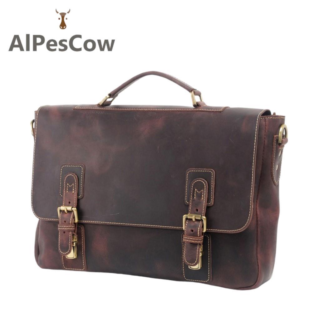 High Quality Cowskin Genuine Leather Design Handbag Tote Bag For Men ...
