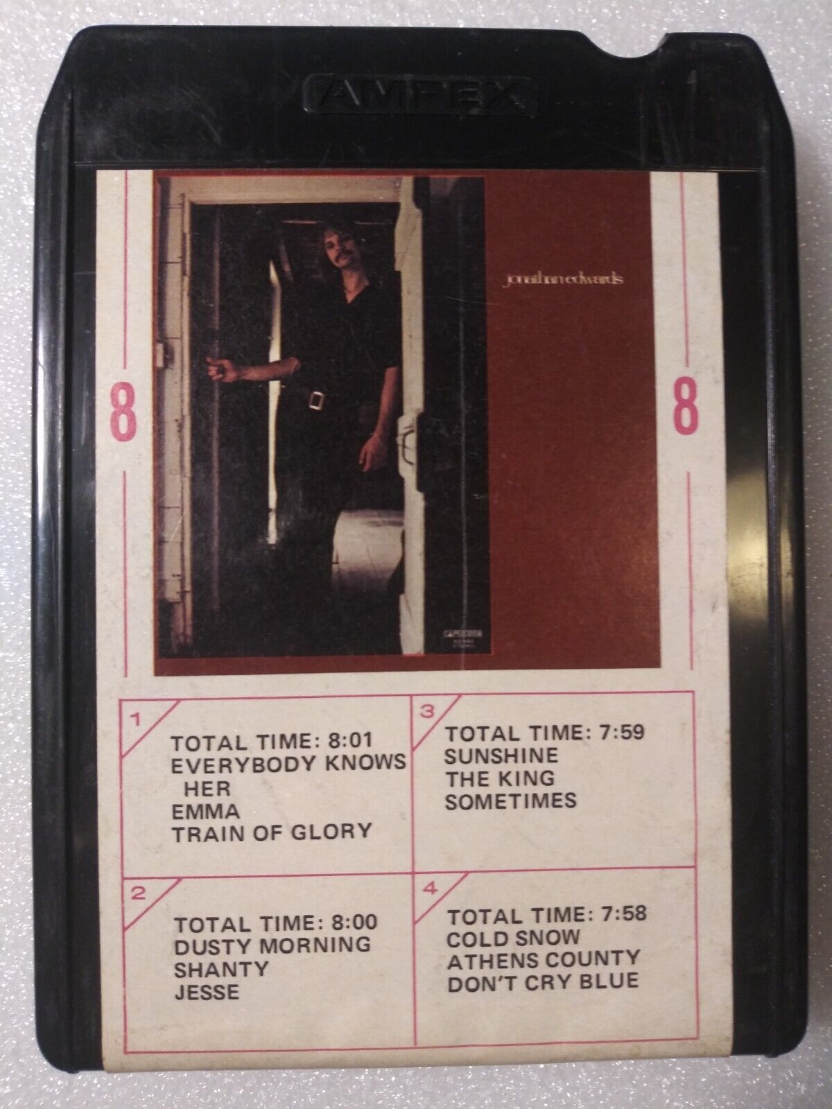 8 track-Jonathon Edwards-Self Titled-REFURBISHED & TESTED! - Other Formats