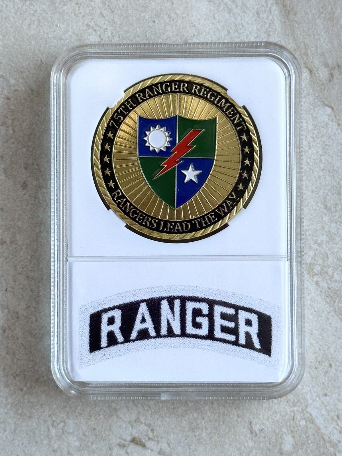 1st Battalion 75th Ranger Regiment Challenge Coin US Army - Current ...