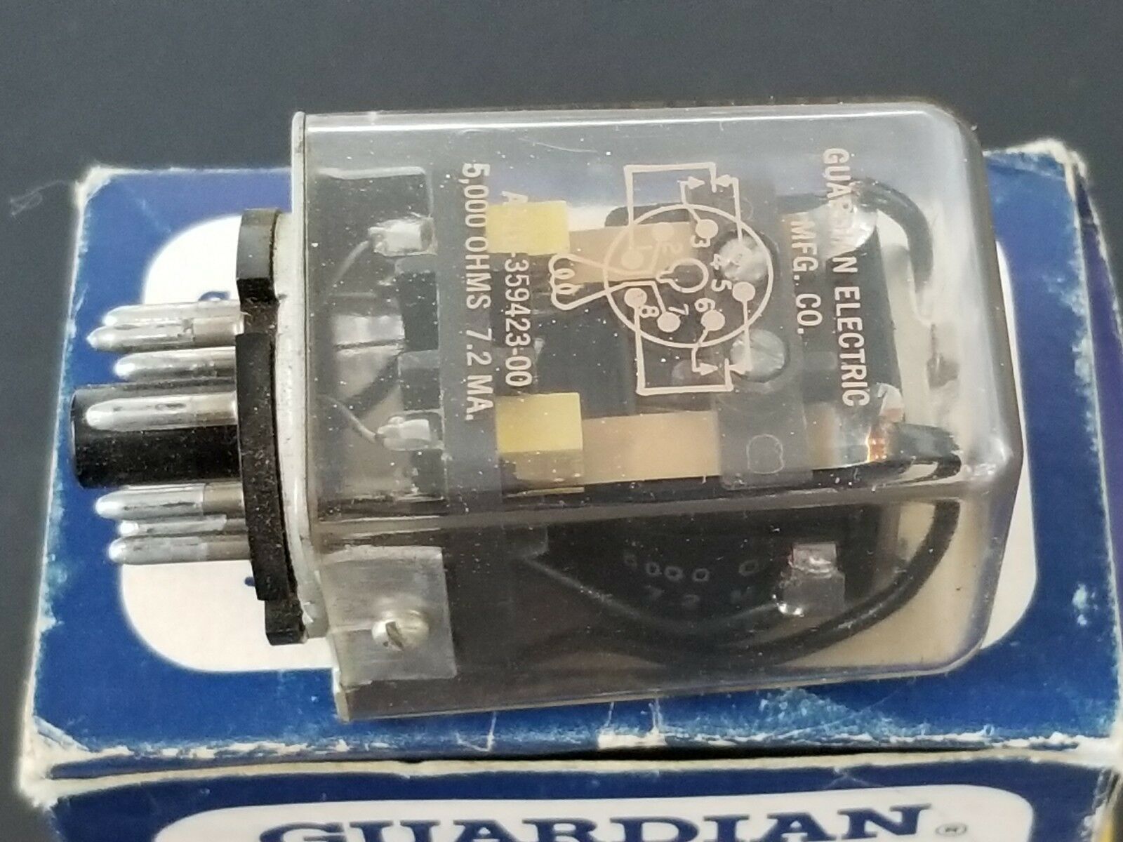 NIB GUARDIAN 1215-2C-5D PLATE CIRCUIT RELAY 12152C5D PLATE CIRCUIT ...