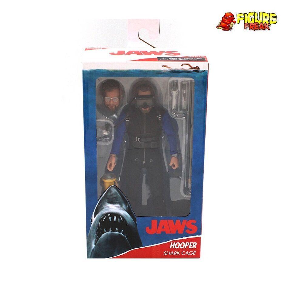NECA Jaws 8" Clothed Shark Cage Cooper (Richard Dreyfuss) Figure (NM ...
