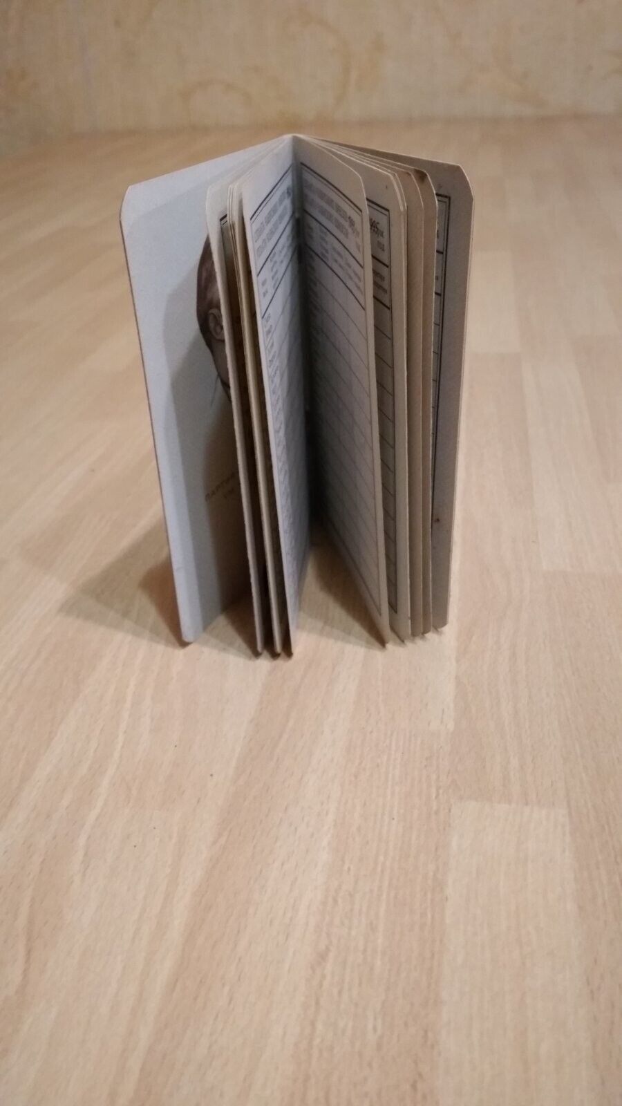 Soviet Communist Party Membership Card Official Document . Original ...