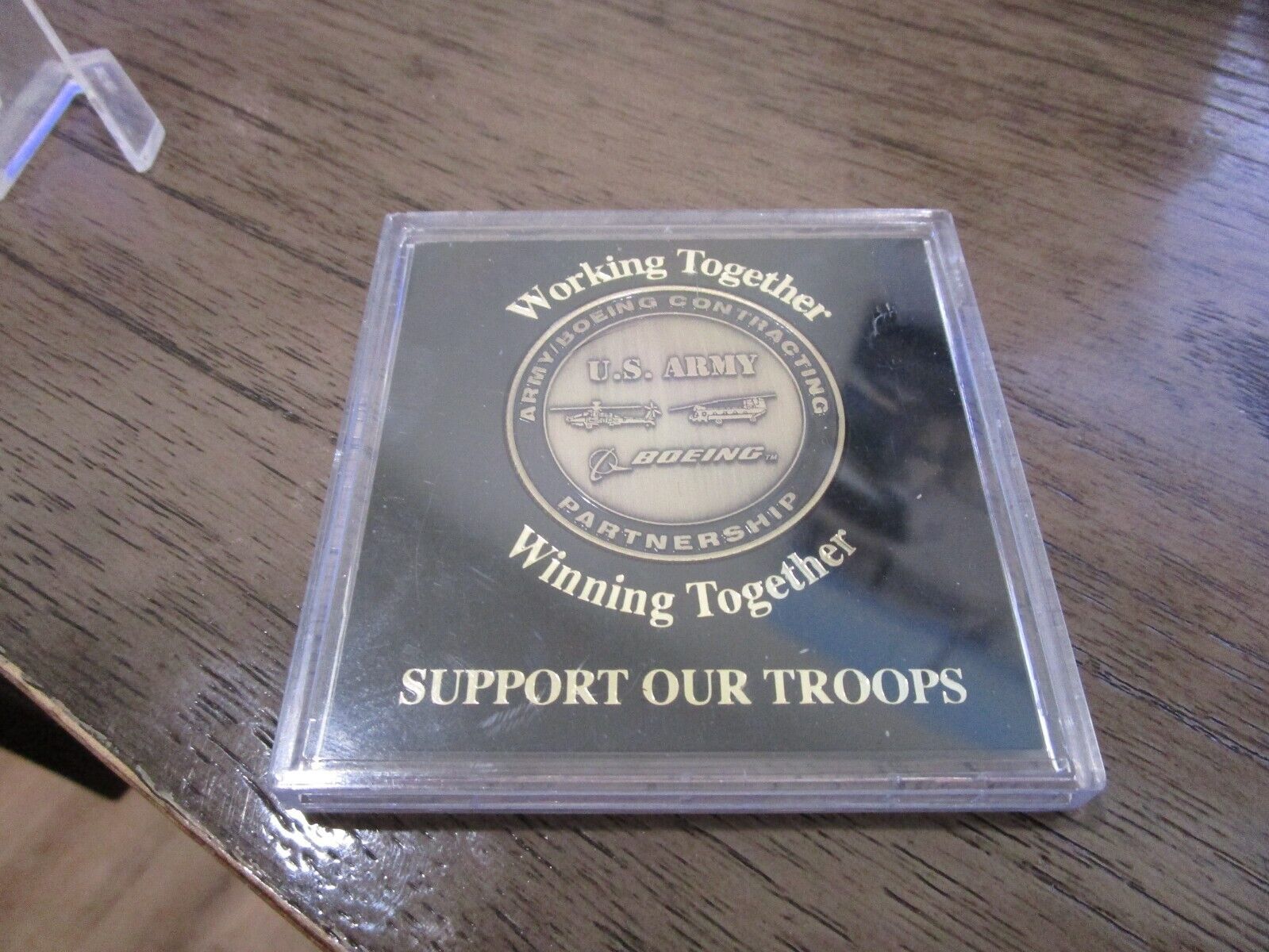 Boxed Boeing & US Army Working & Winning Together Challenge Coin #836Q ...