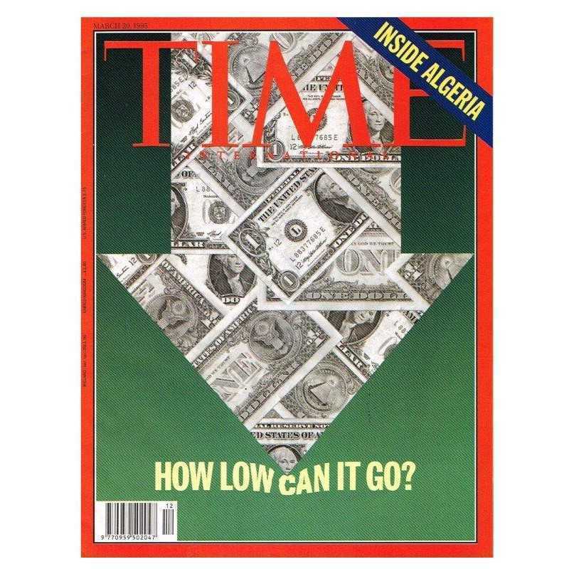 Time Magazine March 20 1995 mbox659 How low can it go? - Magazines