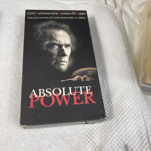 VHS - Absolute Power Clint Eastwood Gene Hackman Ed Harris - VHS Tapes