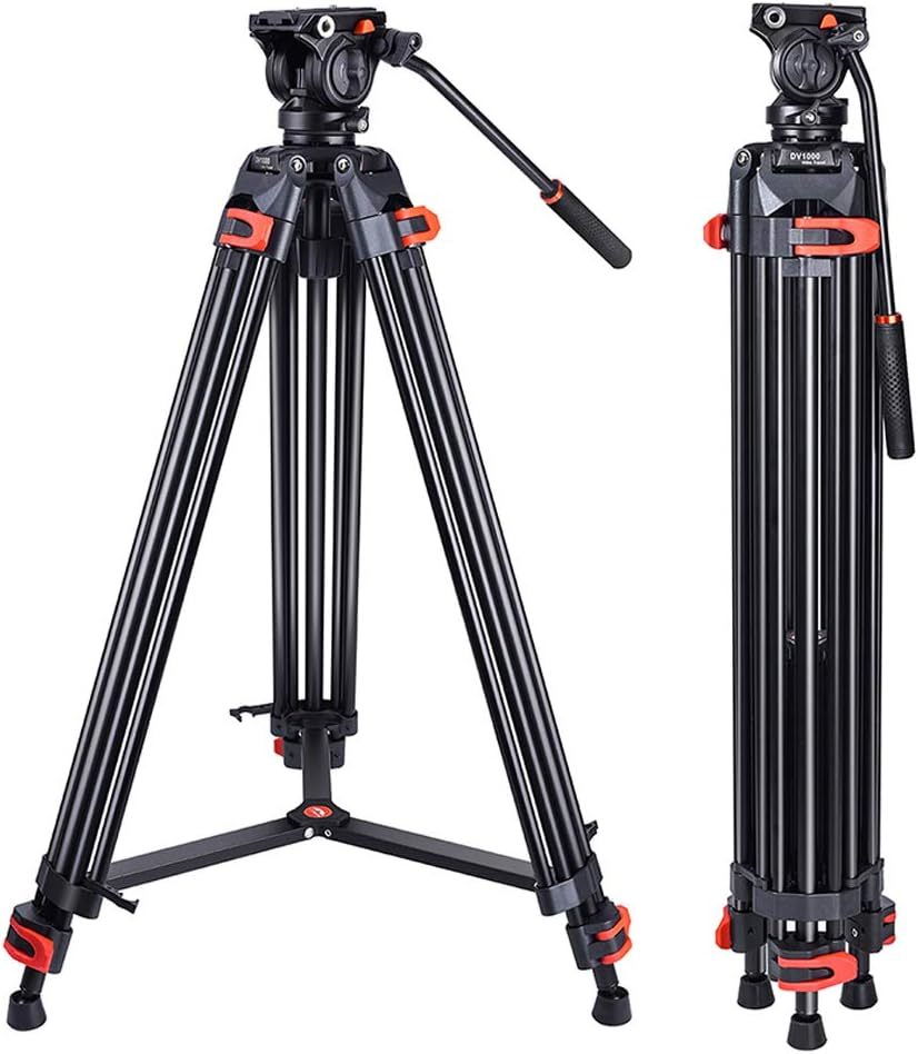 Heavy Duty Professional Video Tripod 72" Aluminium With 360° Fluid Head ...