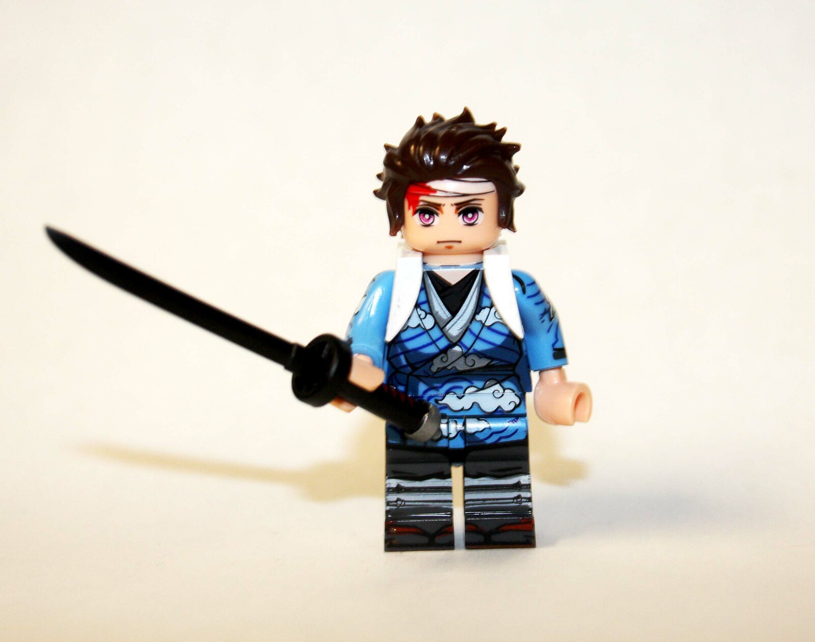 Building Block Tanjiro Kamado Demon Slayer Cartoon Tv Show Anime Toys ...