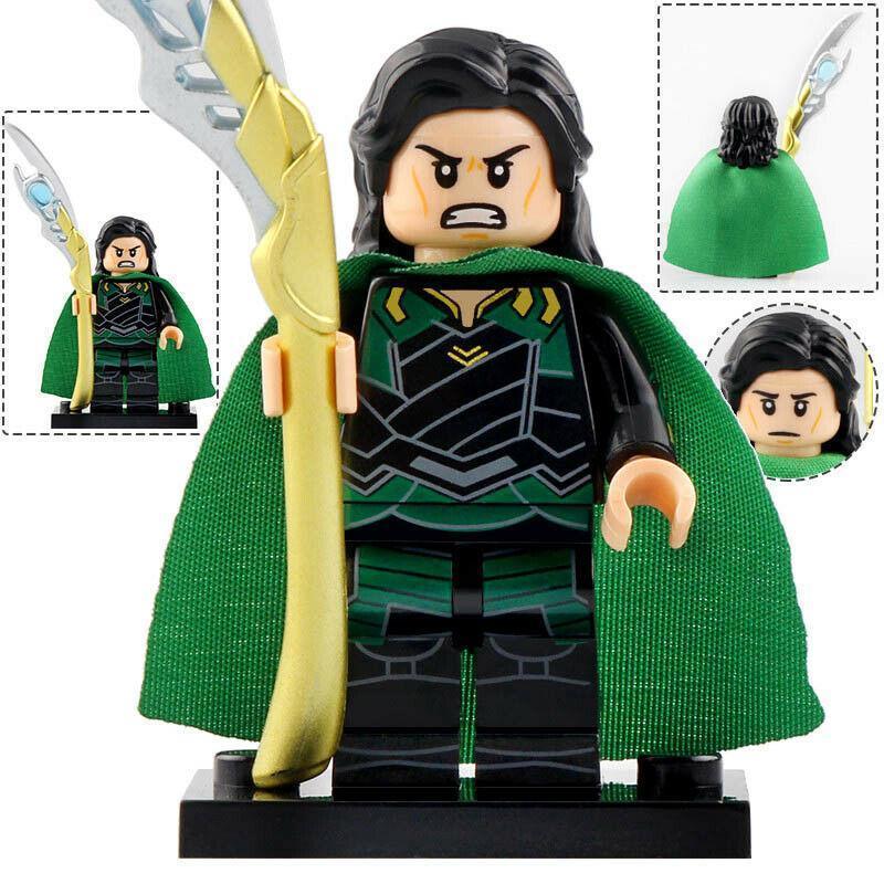 Loki (Scepter Included) - Marvel Universe Minifigure Gift Toys ...