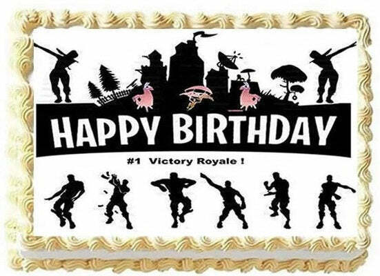 Victory Royale Dance Battle Edible Cake and 47 similar items