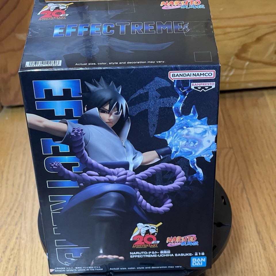 Banpresto Naruto Shippuden - Sasuke Uchiha Effectreme w/ Chidori Figure ...