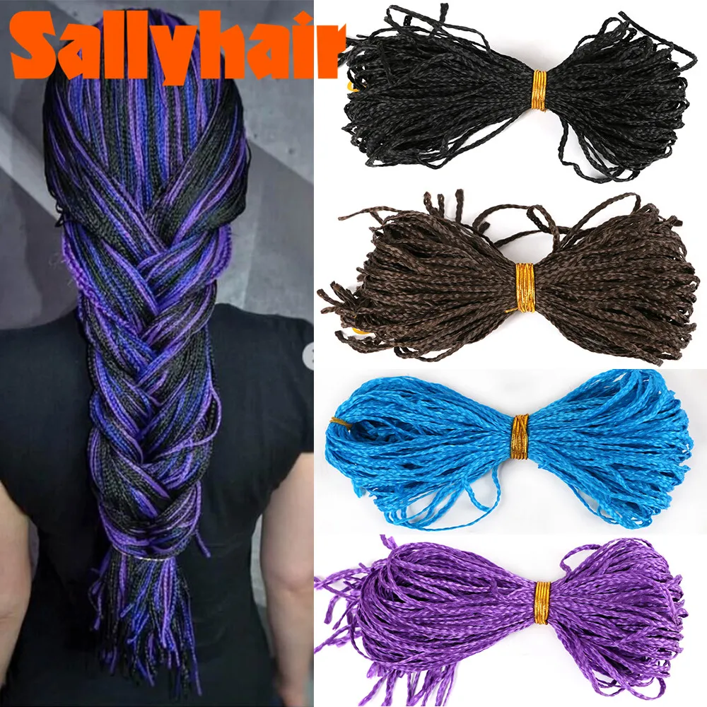 Sallyhair 28Inch Synthetic Crochet Zizi Box Braids Hair Long Hair Thin ...