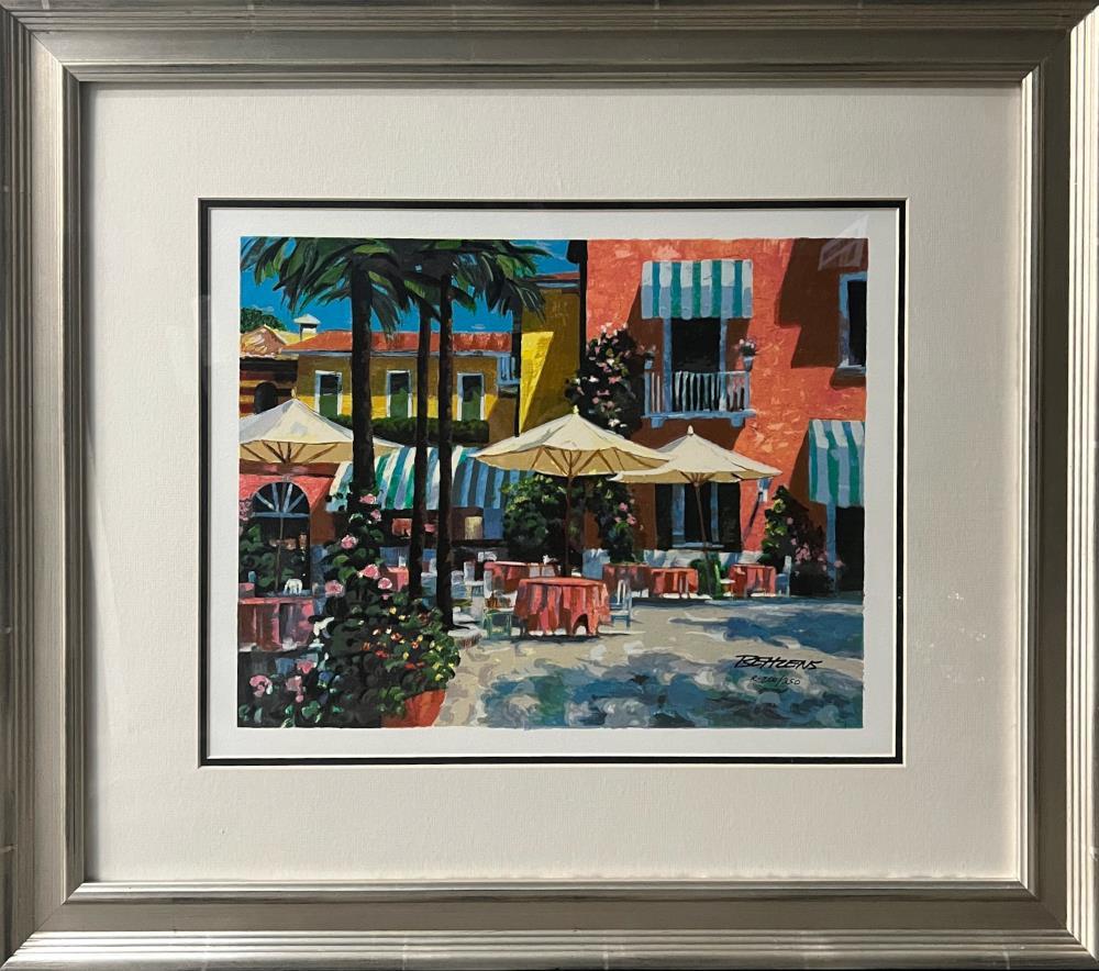 Behrens, Howard Inn at Lake Garda Hand Signed Limited Serigraph on ...