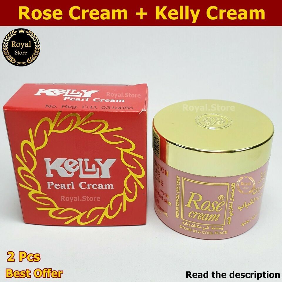 1x Rose cream 25g + 1x Kelly Cream 5g For freckles & Spots & Acne كريم ...