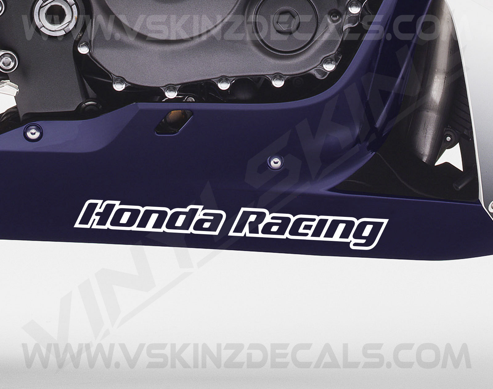 Honda Racing Outline Fairing Decals Stickers Premium Quality 5 Colors ...