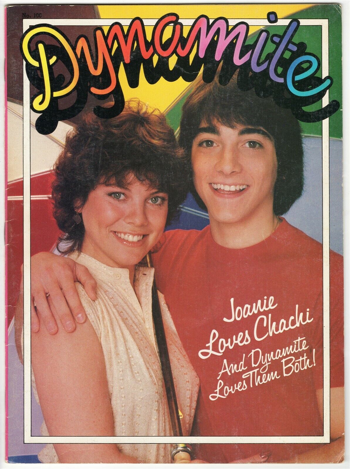 VINTAGE 1982 Dynamite Magazine #100 Joanie Loves Chachi Scott Baio No ...
