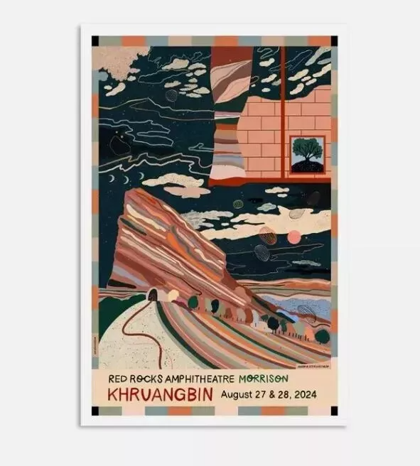 Khruangbin August 27-28 2024 Red Rocks Amphitheatre In Morrison CO ...
