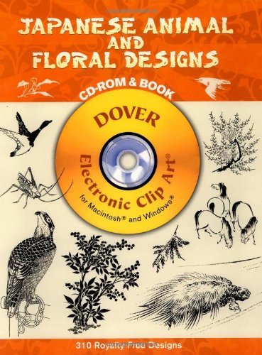 Japanese Animal And Floral Designs (Dover Electronic Clip Art) Dover ...