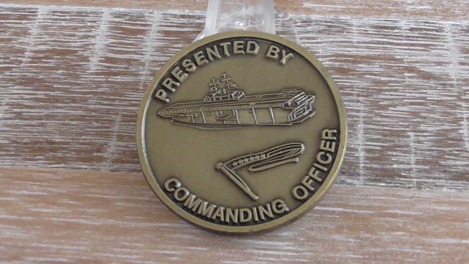USN USS Bataan LHD 5 Commanding Officer Challenge Coin #159Y ...