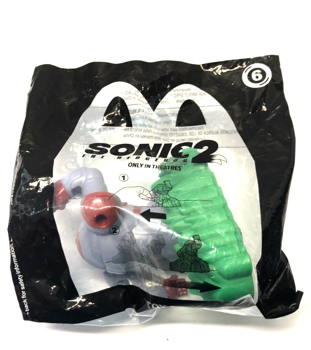 McDonald's Sonic Hedgehog 2 Happy Meal Toy #6 Figure - Fast Food
