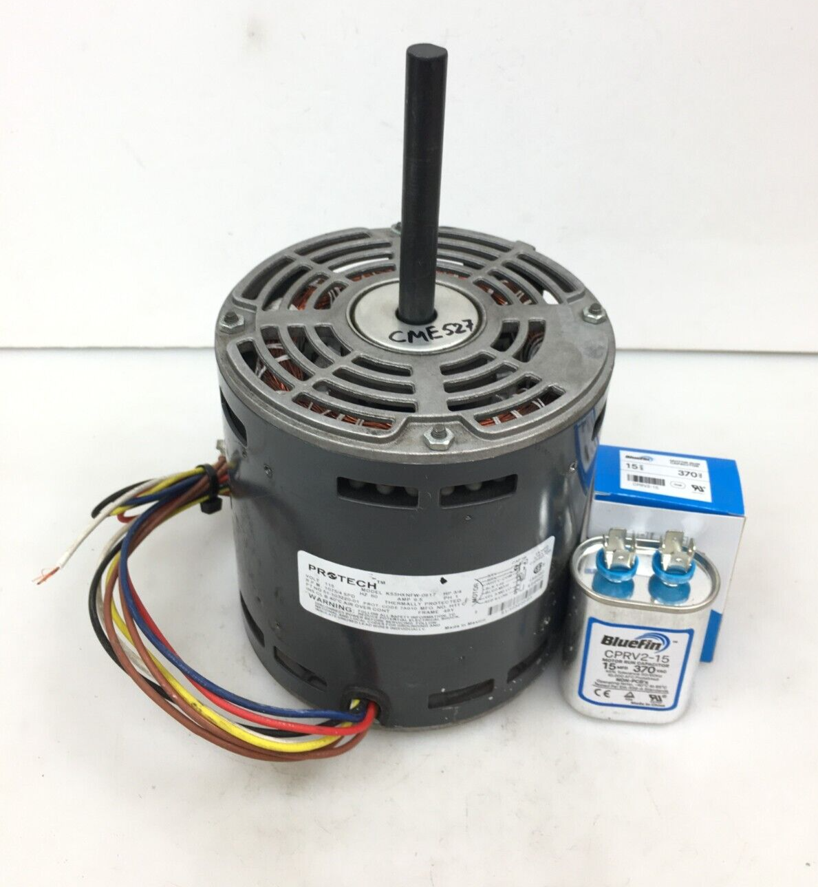 Protech Blower Motor K55HXNFW-0917 3/4HP 115 V 4 Spd 51-103220-01 used ...
