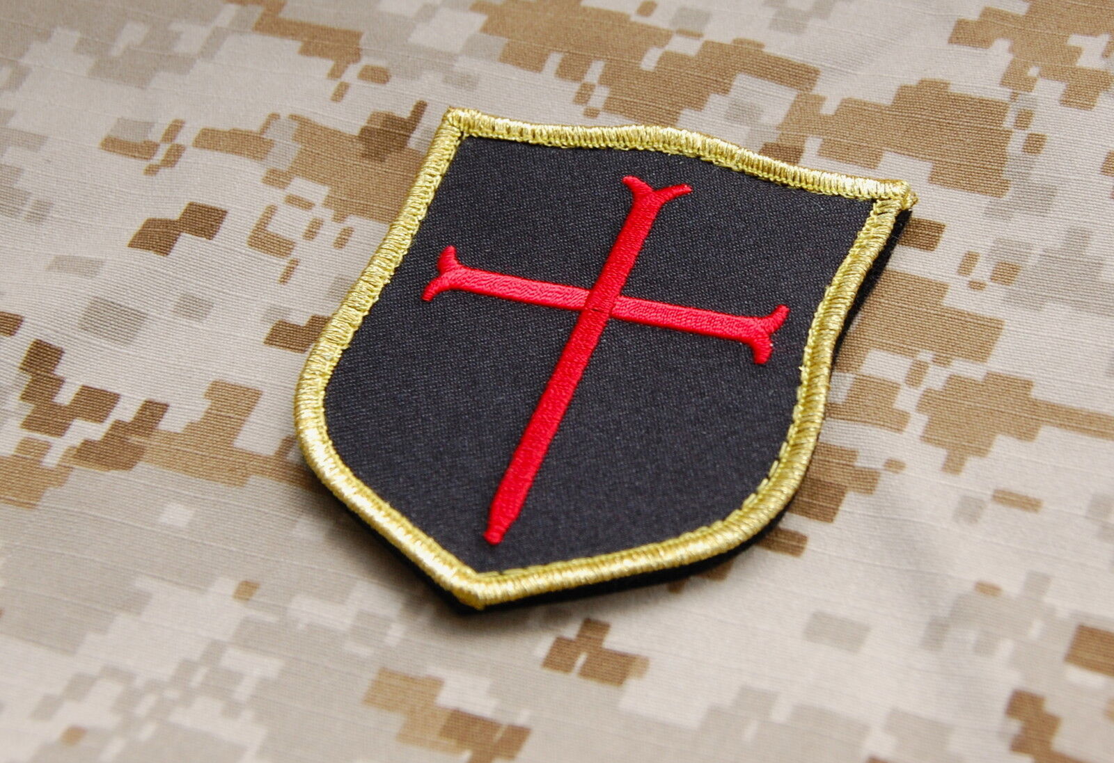 Crusader Shield Patch Black & Red NSWDG DEVGRU Gold Squadron Team ST6 ...