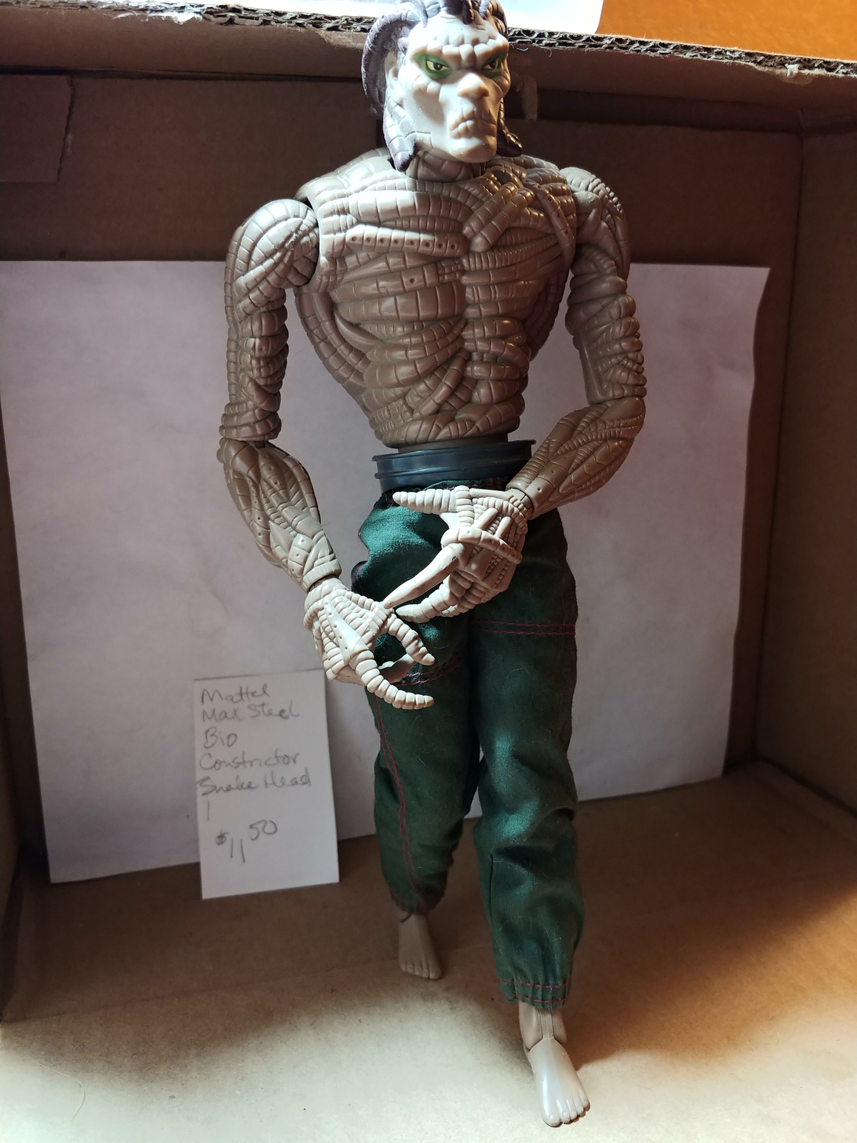 Max Steel BIO Constrictor Snake Head Action Figure - Action Figures