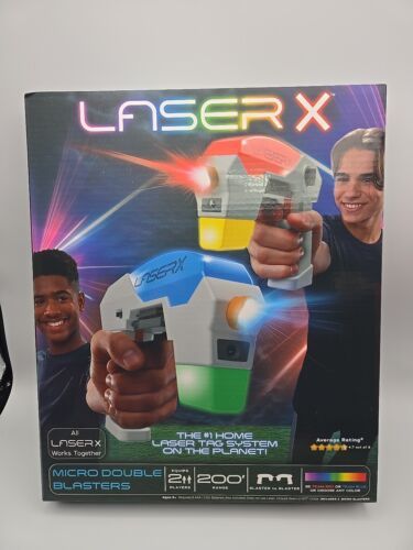 Laser X Evolution Micro Double Blasters. Toy Laser Tag 200ft Range ...