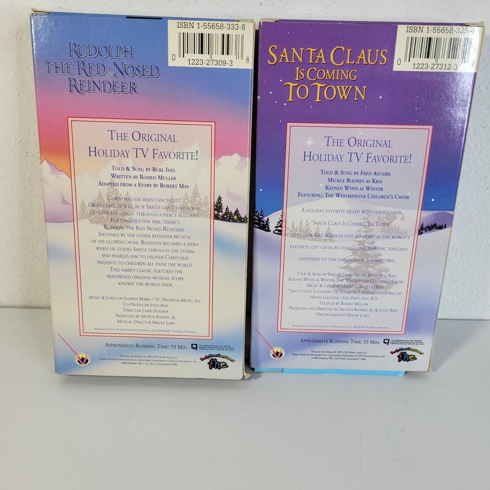 Christmas Classic Series Rudolph The Red Nosed Reindeer & Santa Claus ...