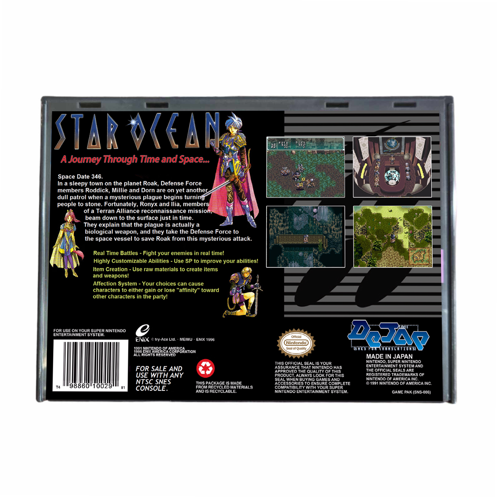 Star Ocean - (SNES - Super Nintendo) RPG / JRPG (English) USA - Video Games