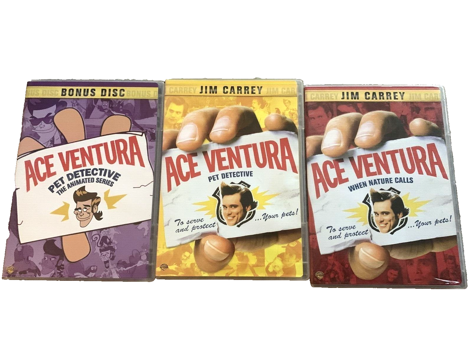Ace Ventura DVD Set Pet Detective When Nature Calls & Animated Series ...