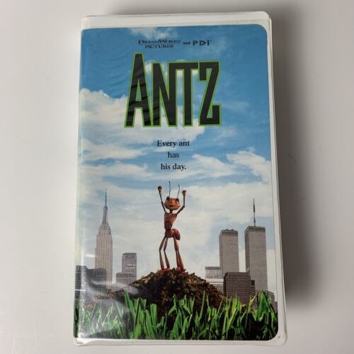 ANTZ VHS Tape 1999 Dream Works Clamshell Case Animated Movie PG - VHS Tapes