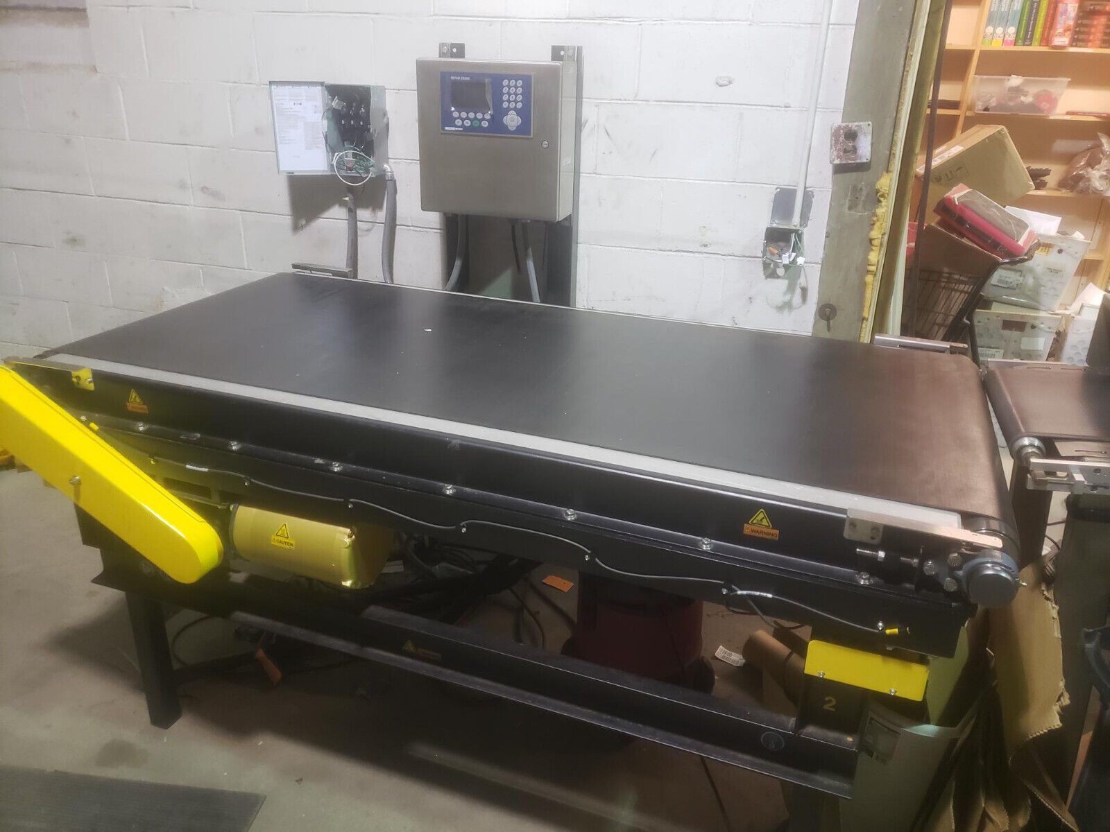 Mettler Toledo 9477 Checkweigher Scale IND570 Panel & Allen Bradley ...