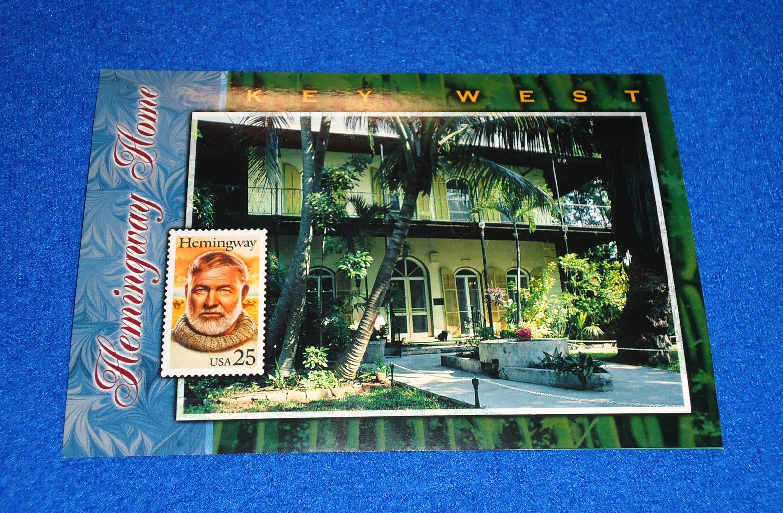 *BRAND NEW* KEY WEST ERNEST HEMINGWAY HOUSE POSTCARD SPANISH COLONIAL ...