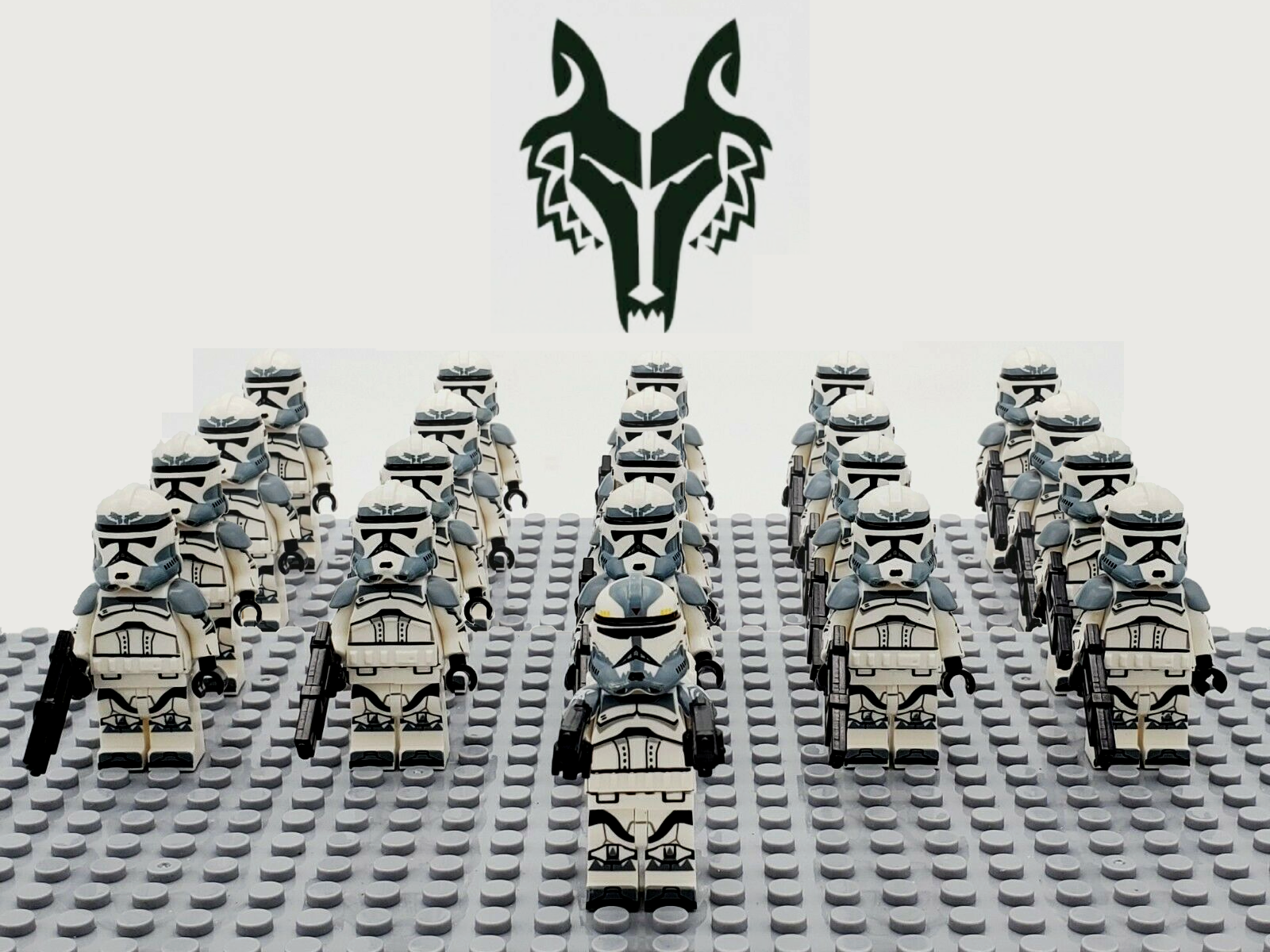 21pcs Star Wars Commander Wolffe 104th Battalion Wolfpack Troopers ...