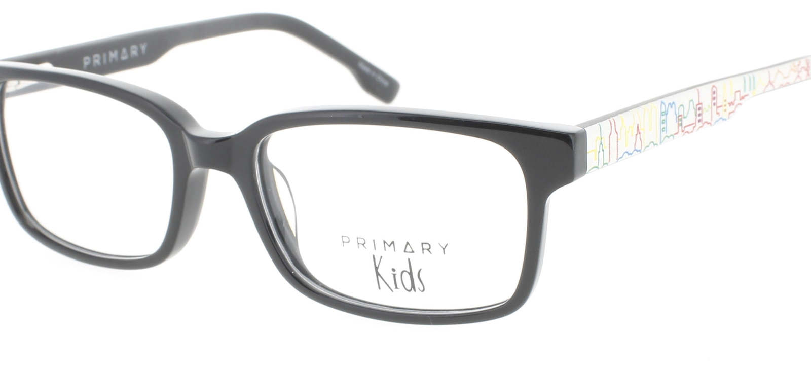 Original PRIMARY PK117-BLACK-46 Eyeglasses Black Black New KIDS ...