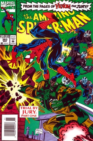 Marvel - Spiderman #383 - Venom The Jury: Trial By Jury part 1 - Comic ...