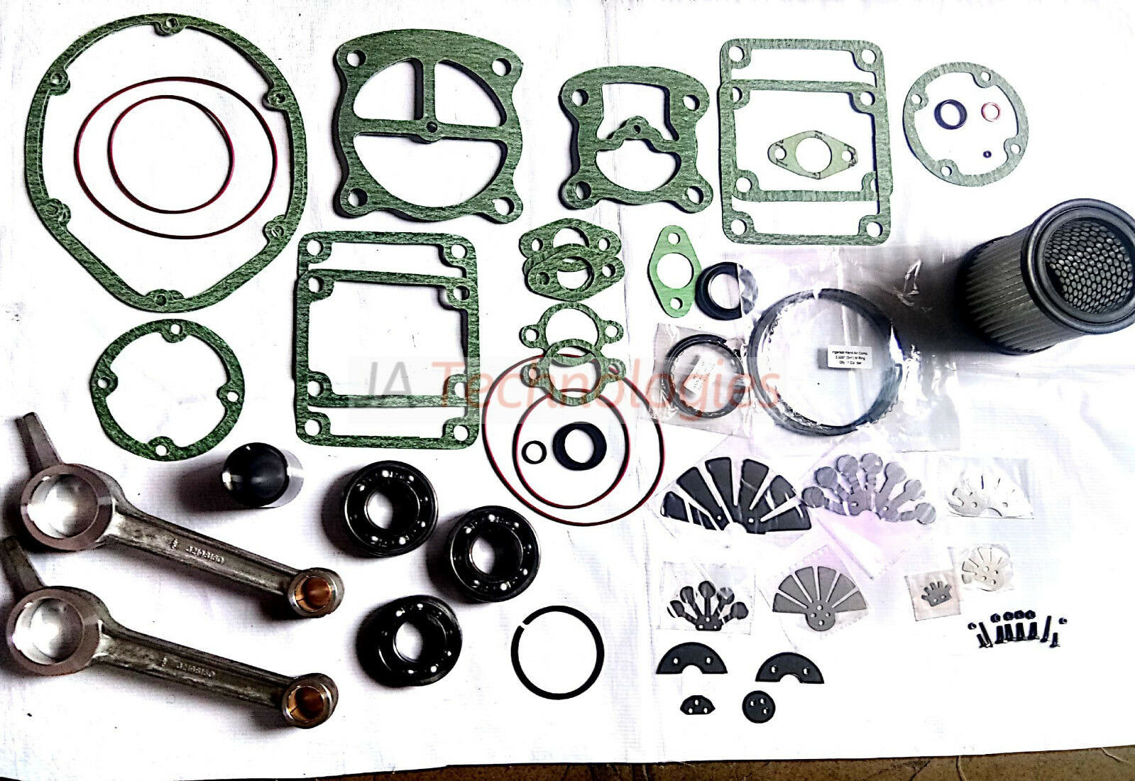 Ingersoll Rand Model 2545 compatible Major Overhaul Kit 32319477 4KR59 ...