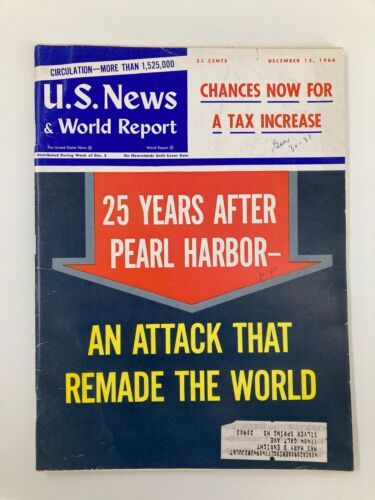 US News & World Report Magazine December 12 1966 An Attack That Remade ...