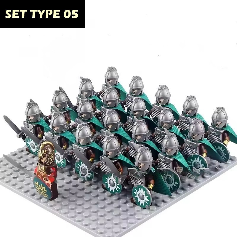 168Pcs LOTR Rohan Royal Guards Elite Gondor Army Set Collection ...