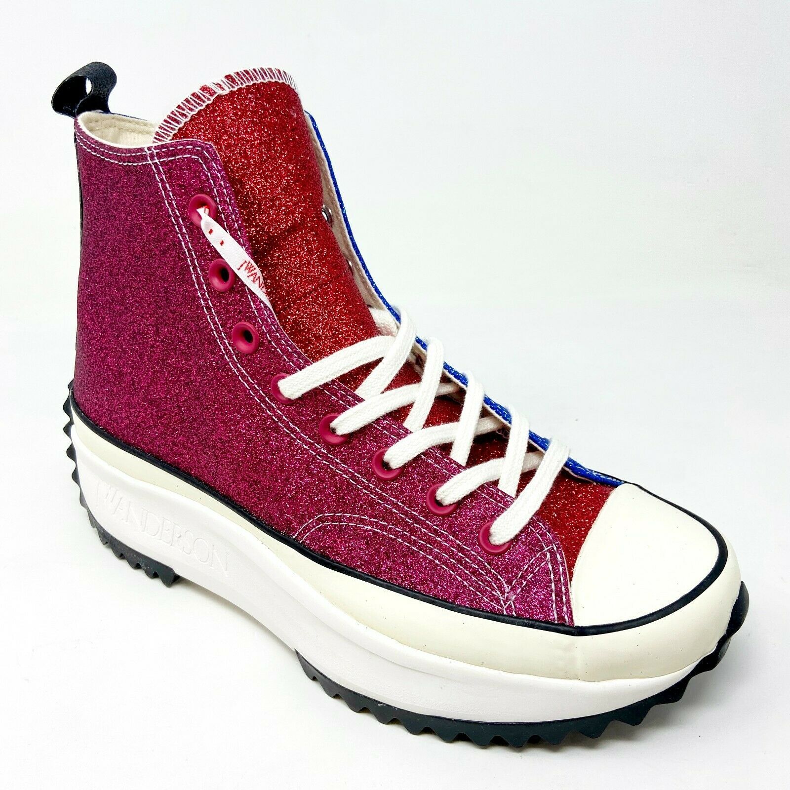 Converse Run Star Hike Hi JW Anderson Glitter Multicolor Mens Sneakers 164842C - Athletic Shoes