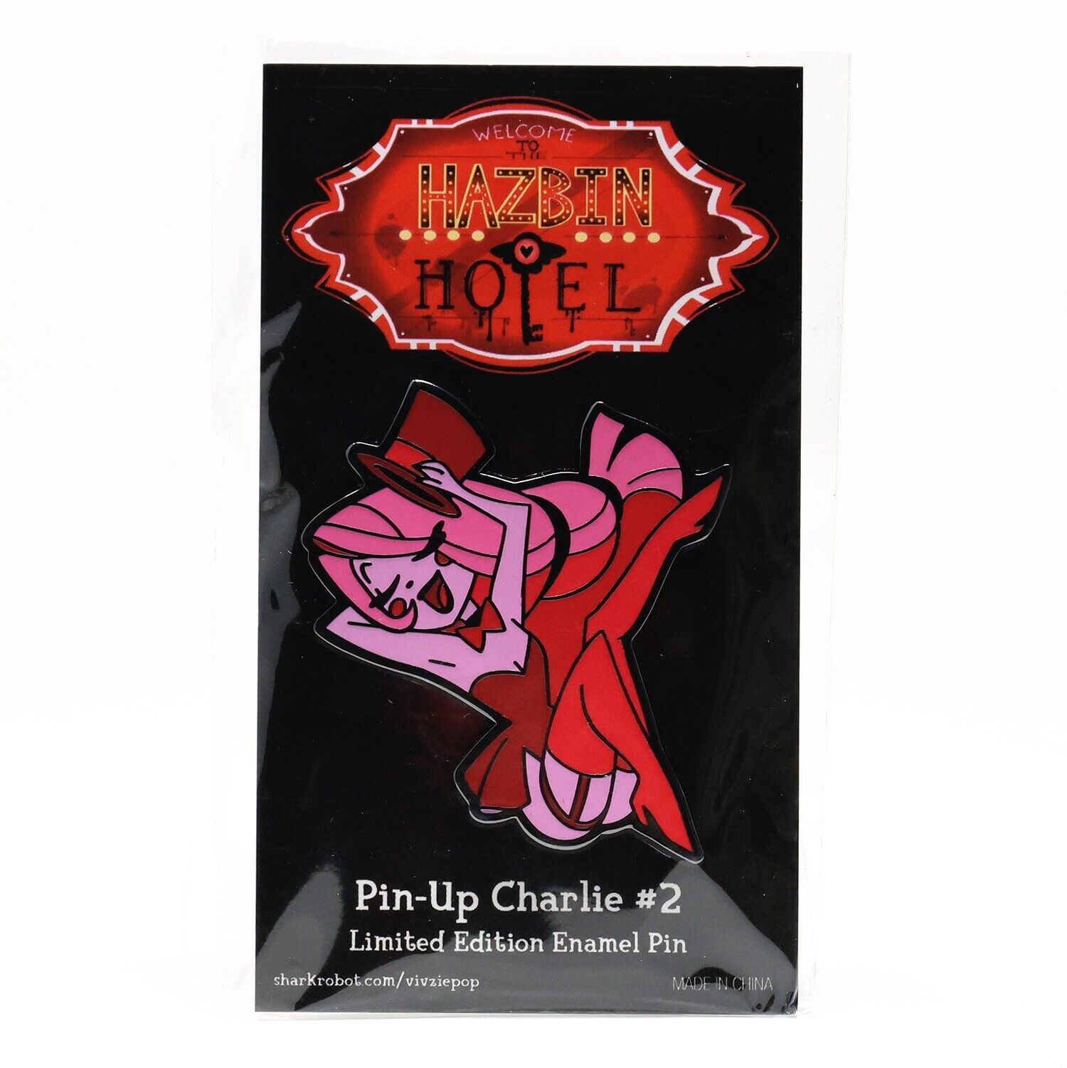Hazbin Hotel Pin-Up Charlie #2 Limited Edition Enamel Pin Vivziepop ...