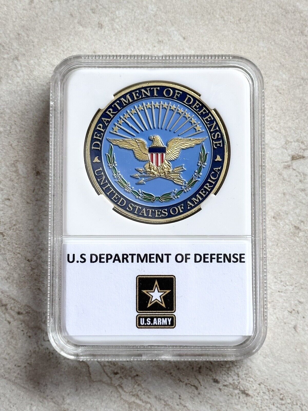 United States Department of Defense Challenge Coin With Beautiful Case ...