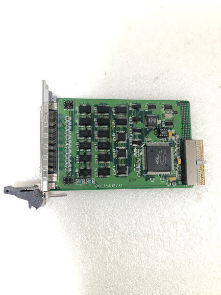 CompactPCI cPCI-7248 Rev A2 Adlink NuDaq 48-CH Opto-22 Compatible Digital I/O - PLC Processors