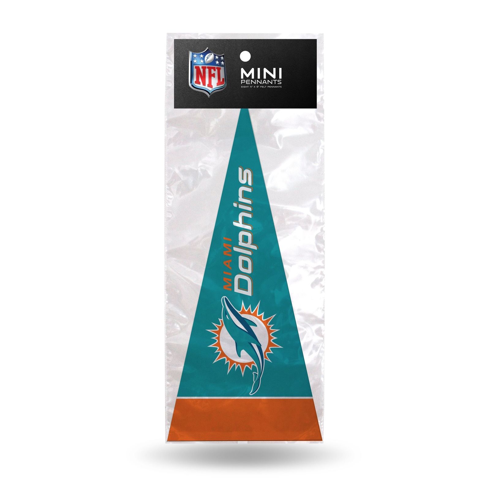 Miami Dolphins Pennant Set Mini 8 Piece Alternate - Football-NFL