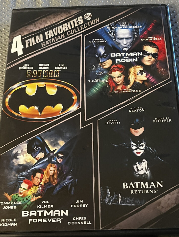 4 Film Collection Batman, Batman & Robin, and 50 similar items