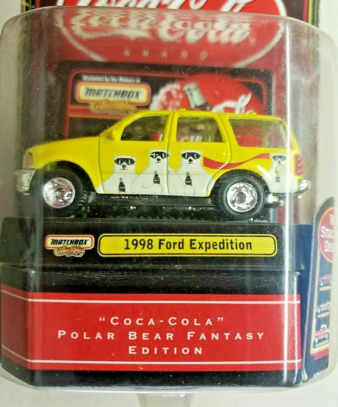 Vintage 1999 Coca Cola Matchbox Collectibles 1998 Ford Expedition New! U127 - Soda