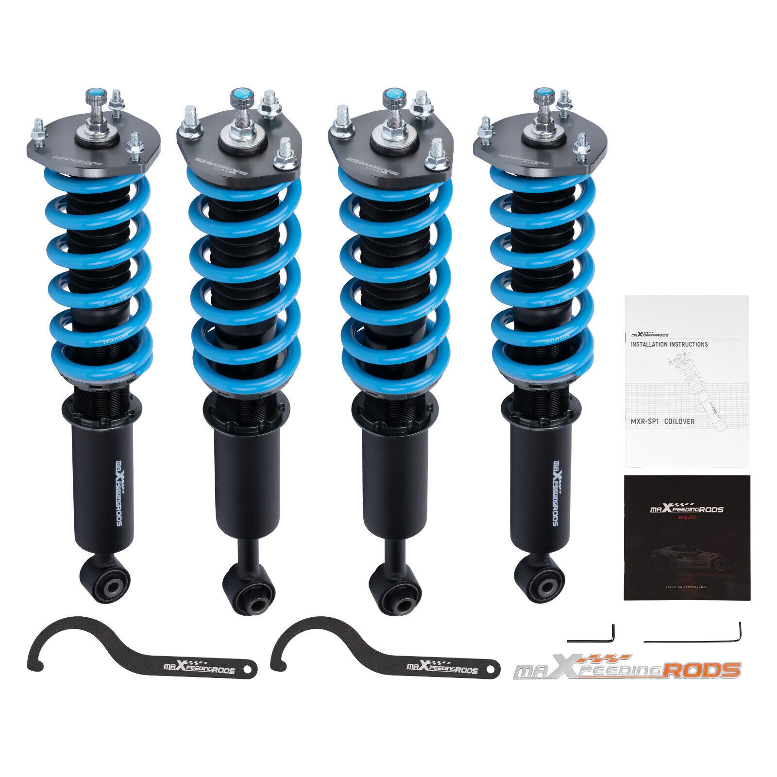 Maxpeedingrods T6 Coilovers 24 Way Damper Adjustable For Lexus Is300 ...