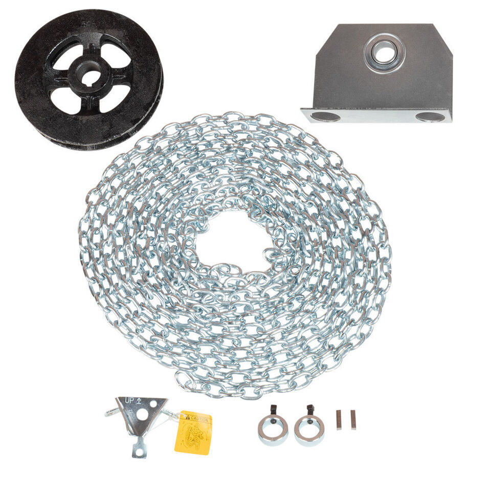 Garage Door 200D Direct Drive Hand Chain Hoist for 1" Shaft 1:1 Ratio ...